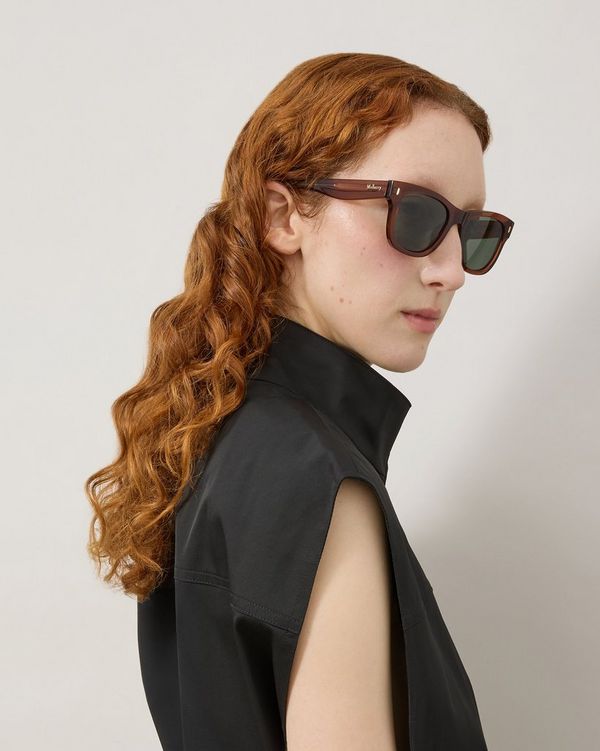 Mulberry | Monty Sunglasses | Rust Bio Acetate | Sunglasses
