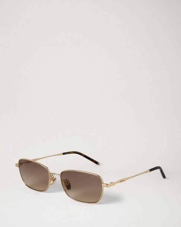 Mulberry | Ellis Sunglasses | Oak Metal & Bio Acetate | Women