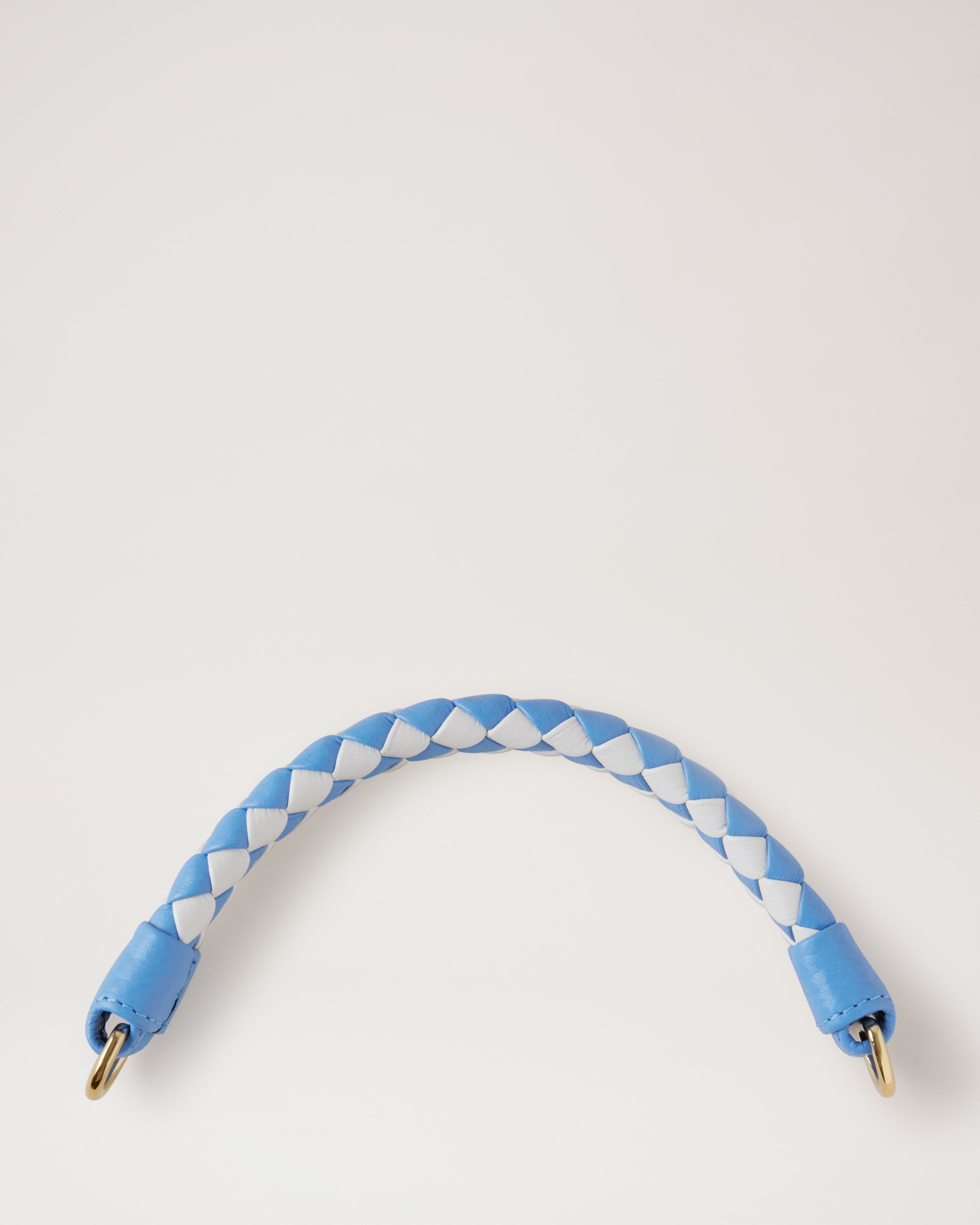 Small Iris Handle | Cornflower & White Heavy Grain | Iris | Mulberry