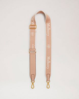 Logo Webbing Strap | Maple Micro Classic Grain & Webbing | Women | Mulberry
