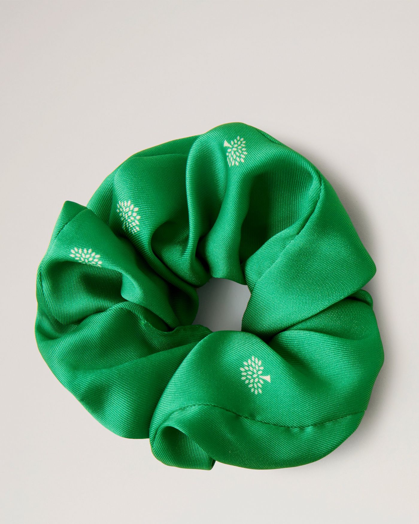 Solid Hair Scrunchie | Lawn Green Recycled Polyester | Women | Mulberry