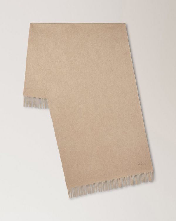 Mulberry | Solid Merino Wool Scarf | Oat Merino Wool | Women