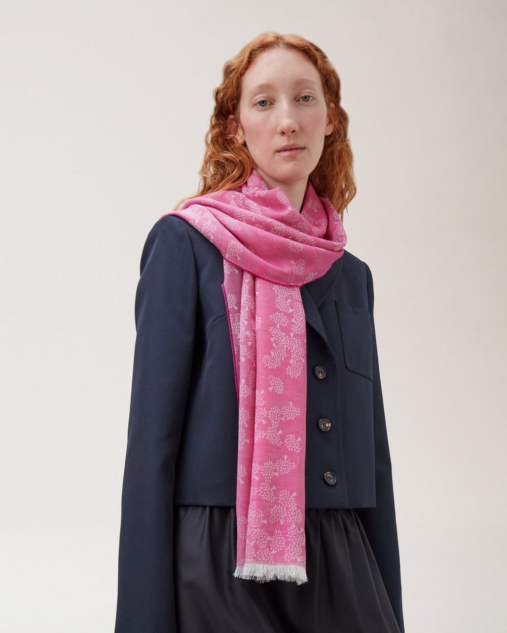Tamara Scarf | Mulberry Pink Organic Cotton | Women | Mulberry