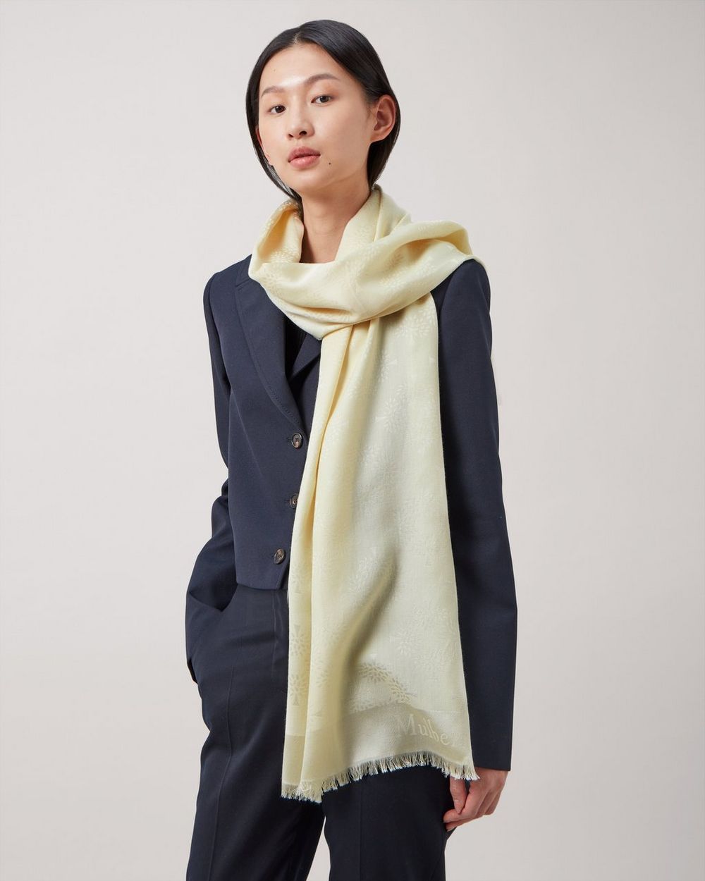 Mulberry Tree Rectangular Scarf | Wild Primrose Silk & Organic Cotton ...