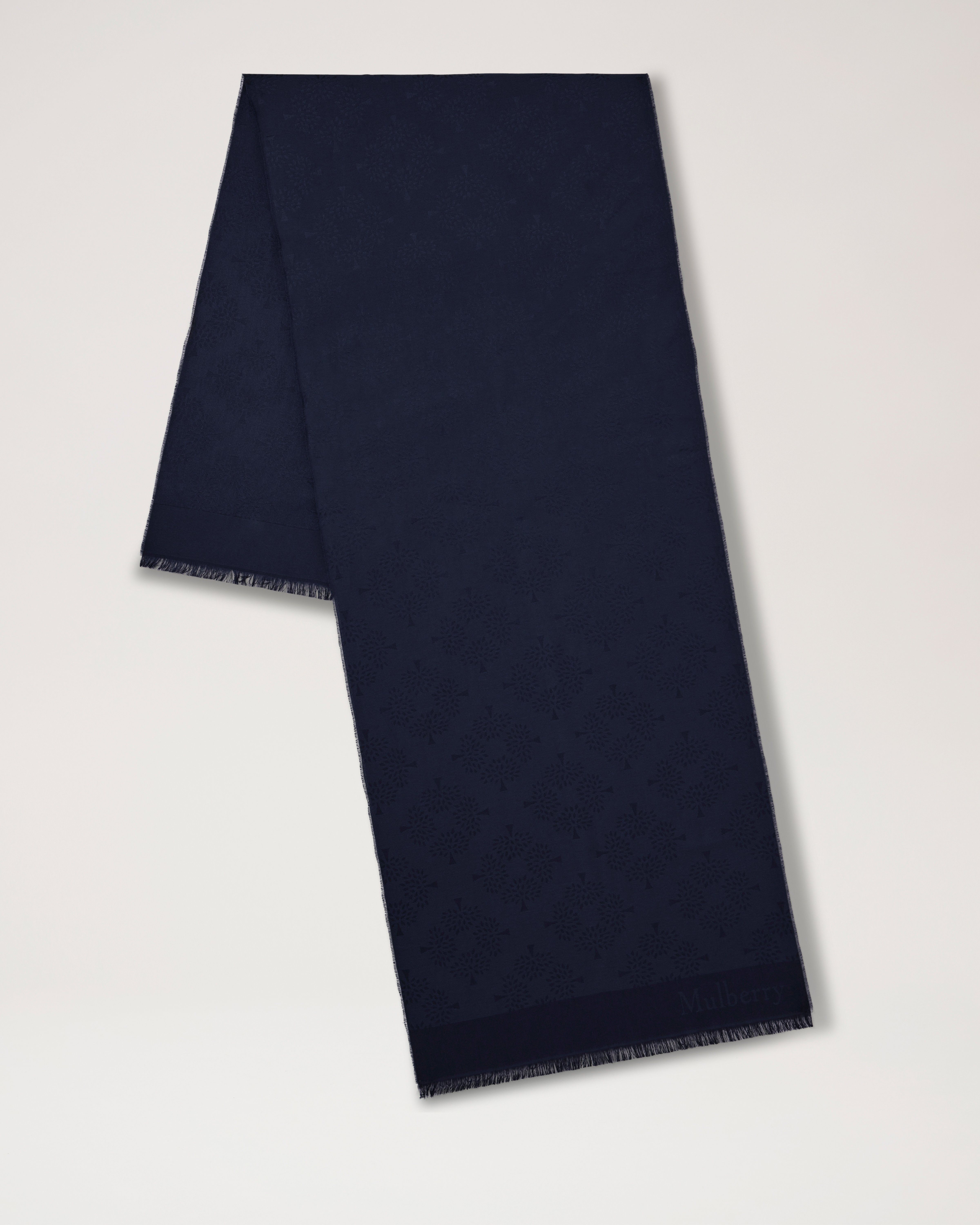 Mulberry Tree Rectangular Scarf | Night Sky Mixed Material | Women ...