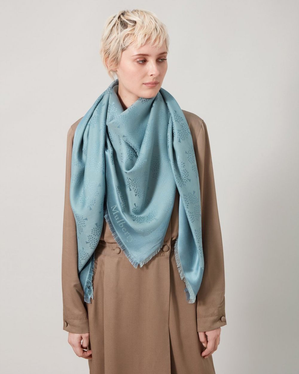 Mulberry Tree Square | Cloud Cotton Silk Blend | Women | Mulberry