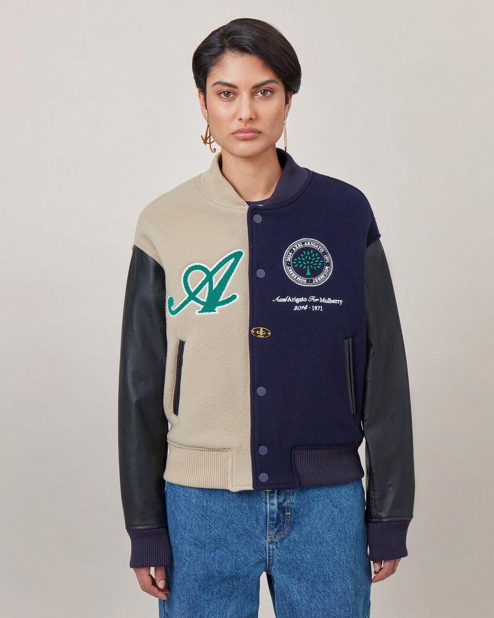 Axel Arigato for Mulberry Bomber Jacket - Women's | Multi Colour Mixed ...