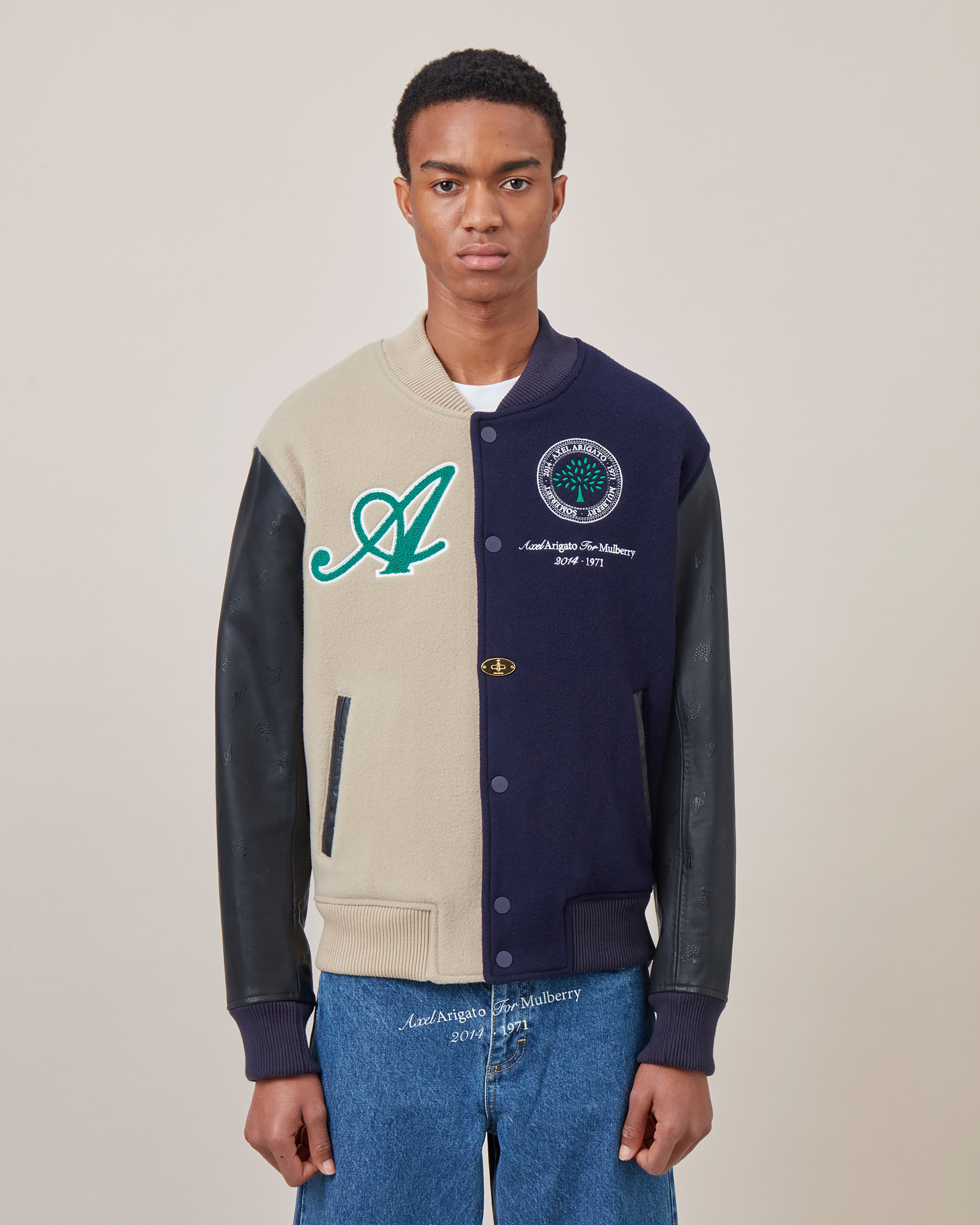 Axel Arigato for Mulberry Bomber Jacket - Men's | Multi Colour Mixed ...