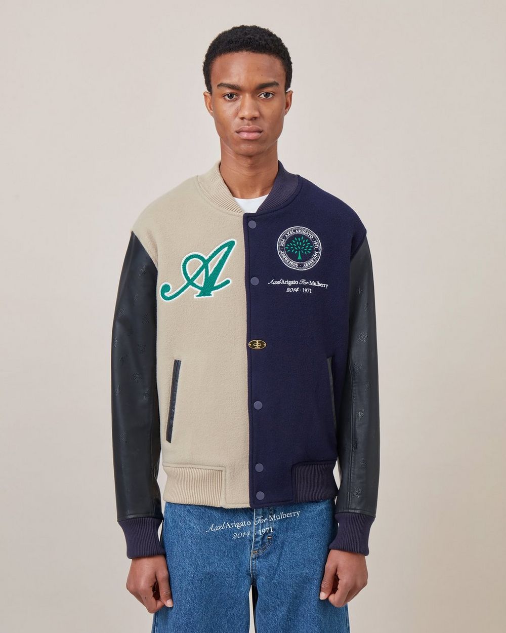 Axel Arigato for Mulberry Bomber Jacket - Men's | Multi Colour Mixed ...