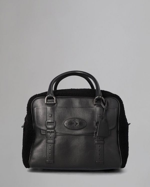Mulberry | Maisie Clipper | Pre-Loved | Black Shearling Sheepskin