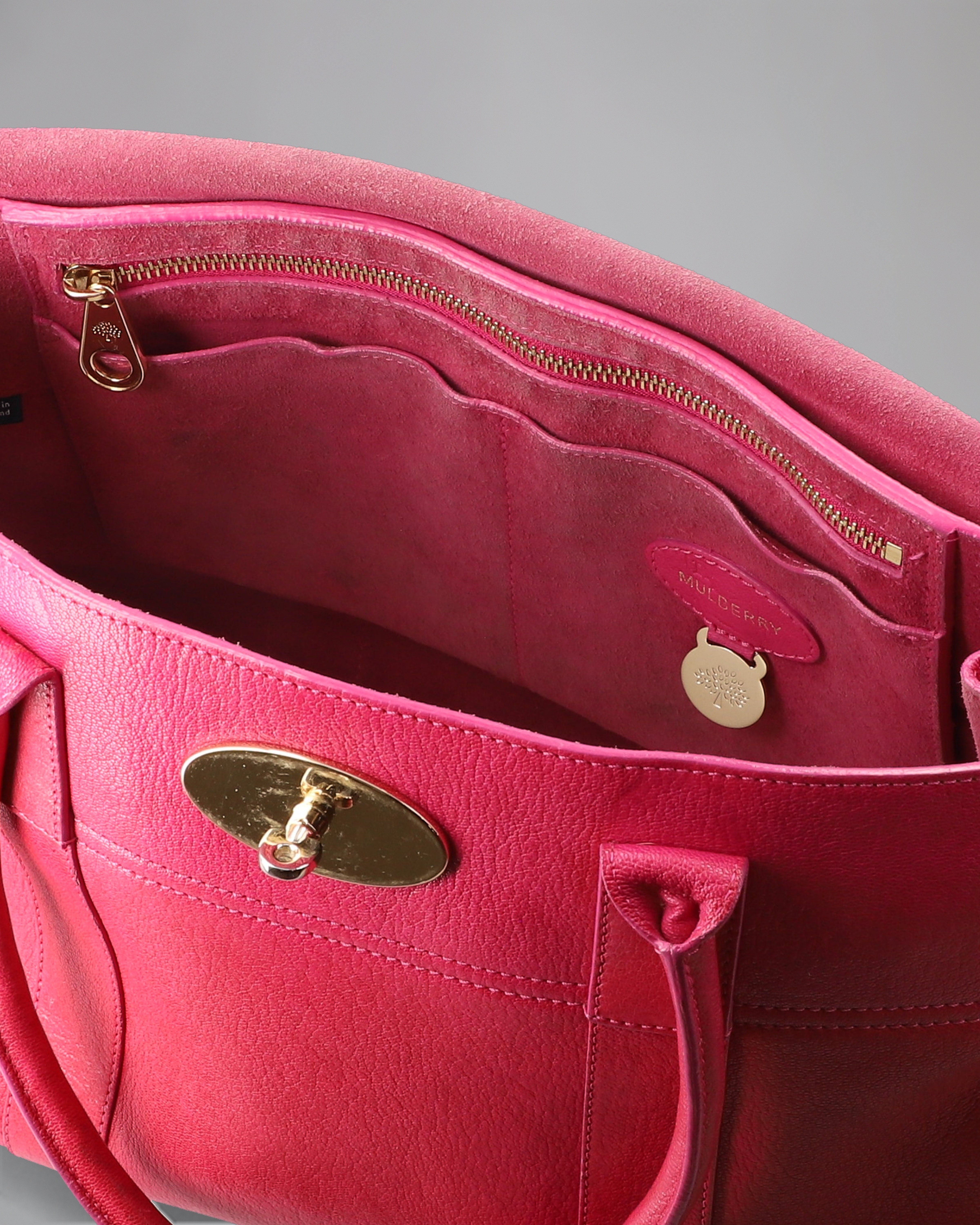 Bayswater | Pre-Loved | Mulberry Pink Glossy Goat | Pre-Loved Women's ...