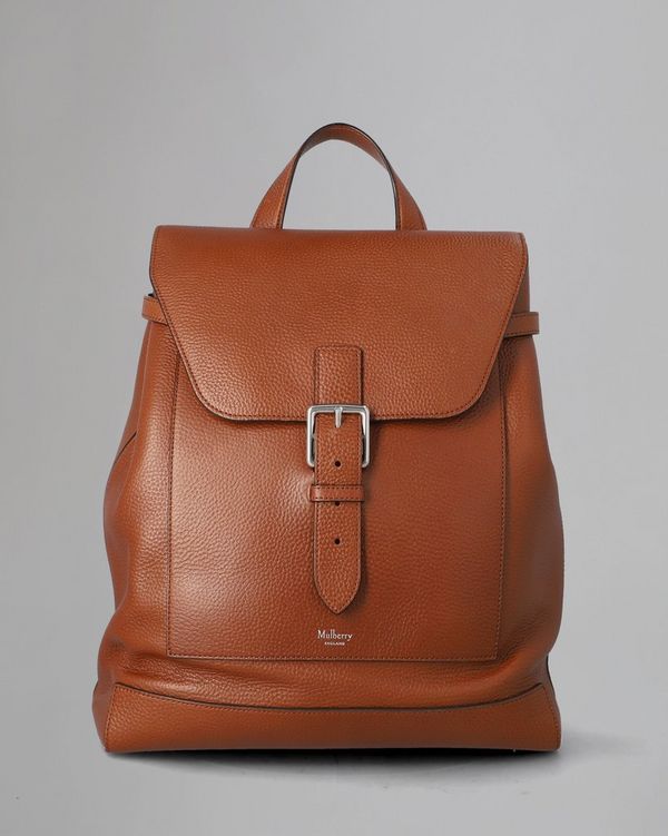 Chiltern Backpack | Pre-Loved | Oak Natural Grain Leather | Pre-Loved ...