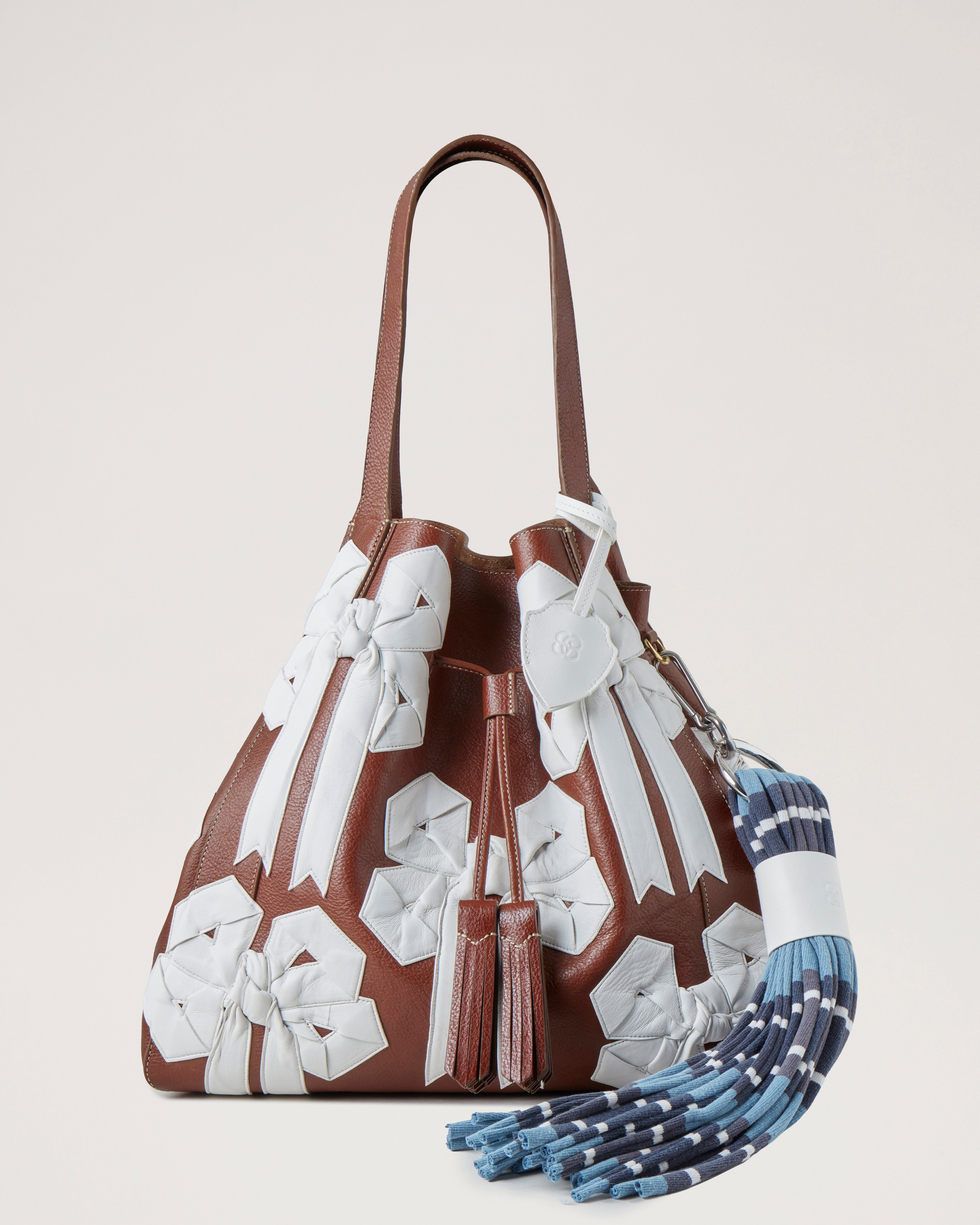 Mulberry x Stefan Cooke Millie Bow | Pre-Loved | Oak NVT & Pillow Nappa ...