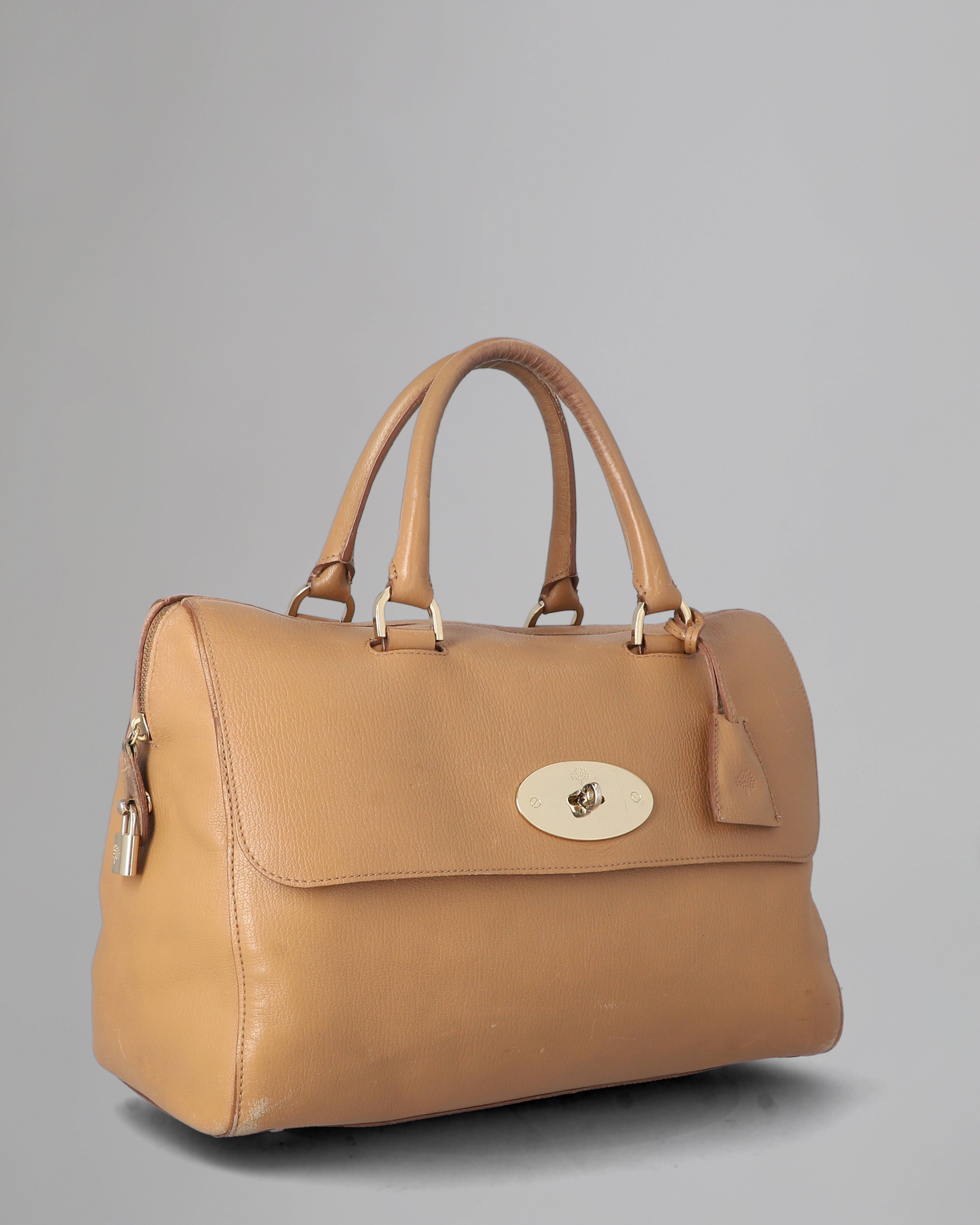 Mulberry | Del Rey | Pre-Loved | Deer Brown Glossy Goat Leather