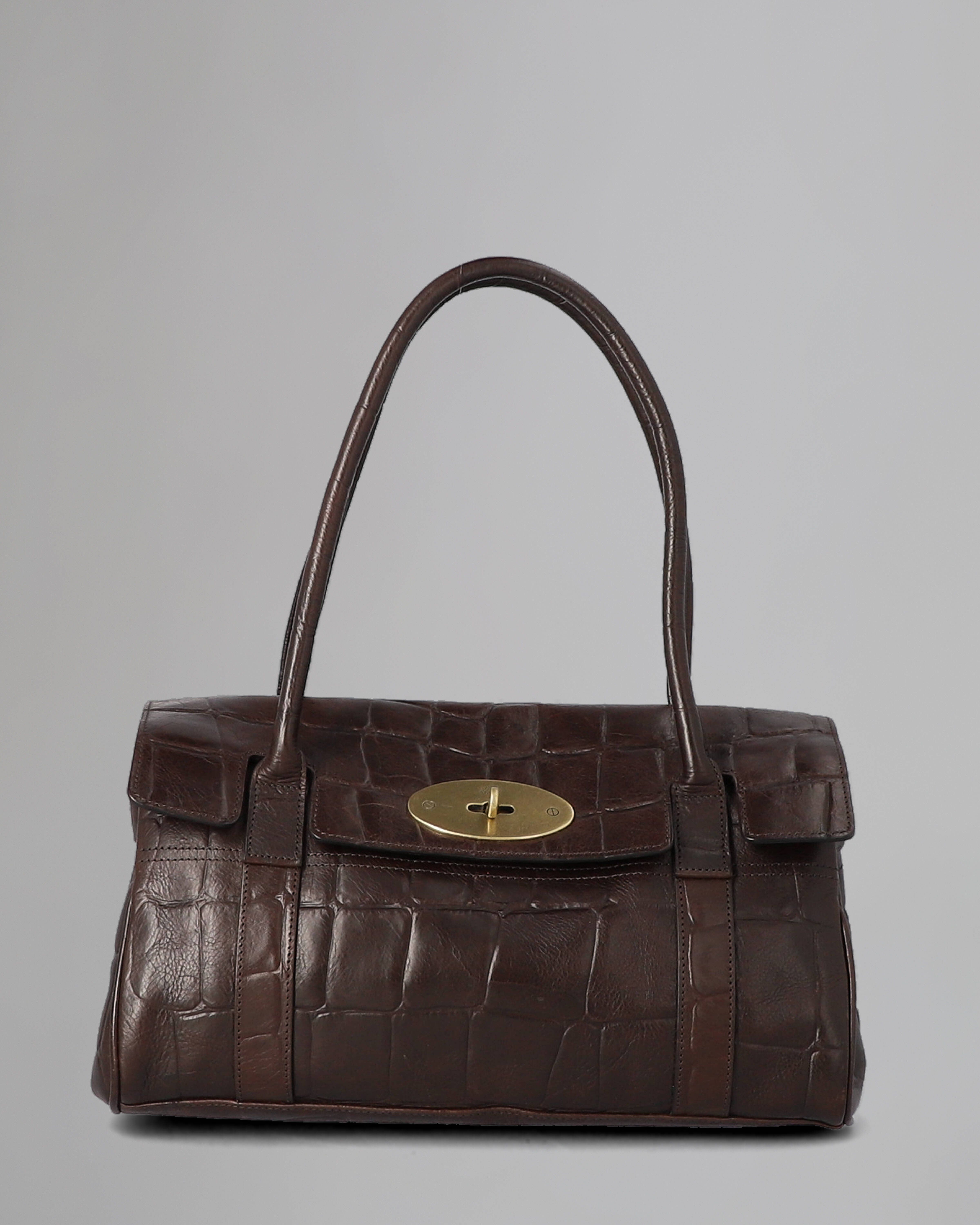 East West Bayswater | Pre-Loved | Chocolate Congo Leather | Pre-Loved ...