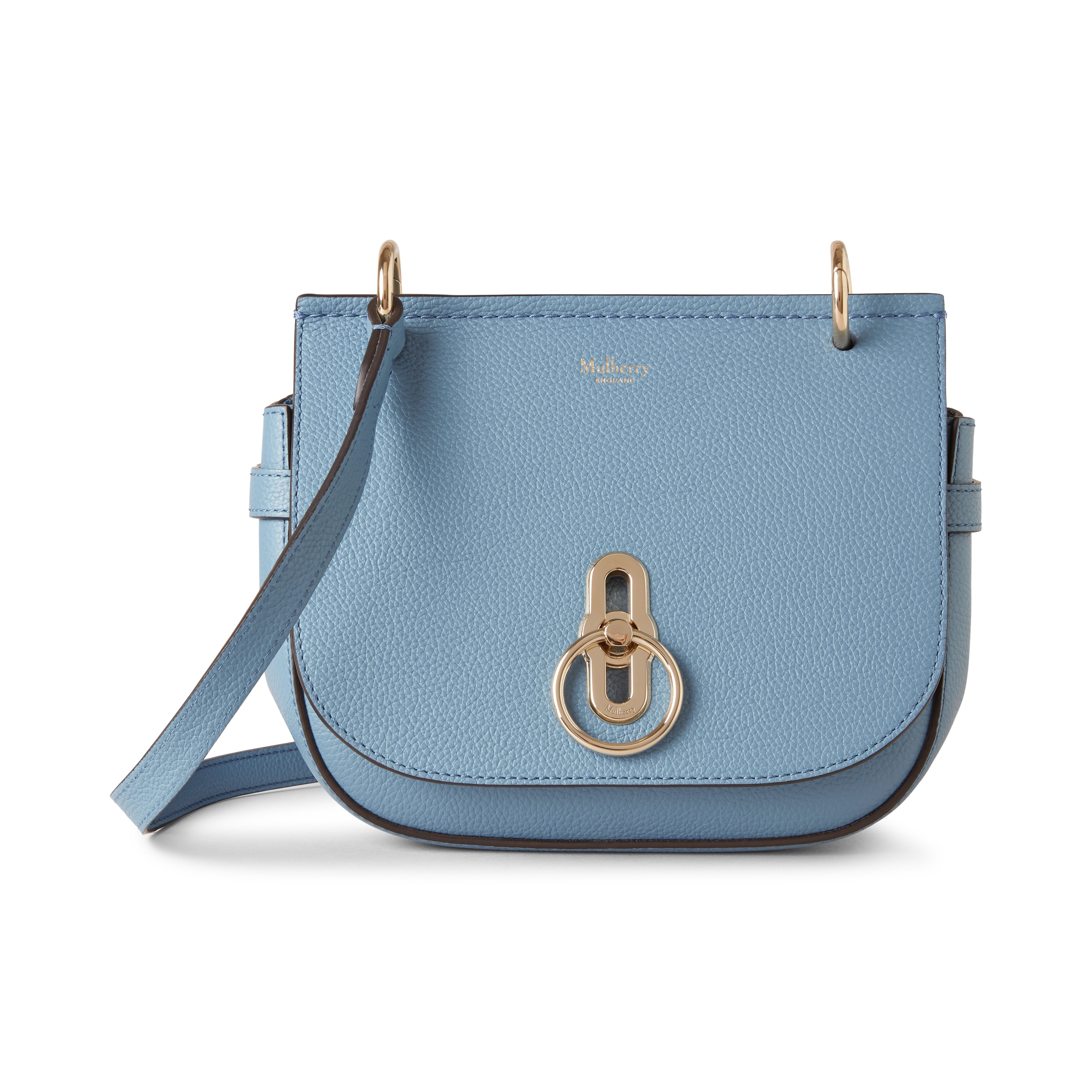 Mulberry Small Amberley Satchel In Brighton Blue | ModeSens