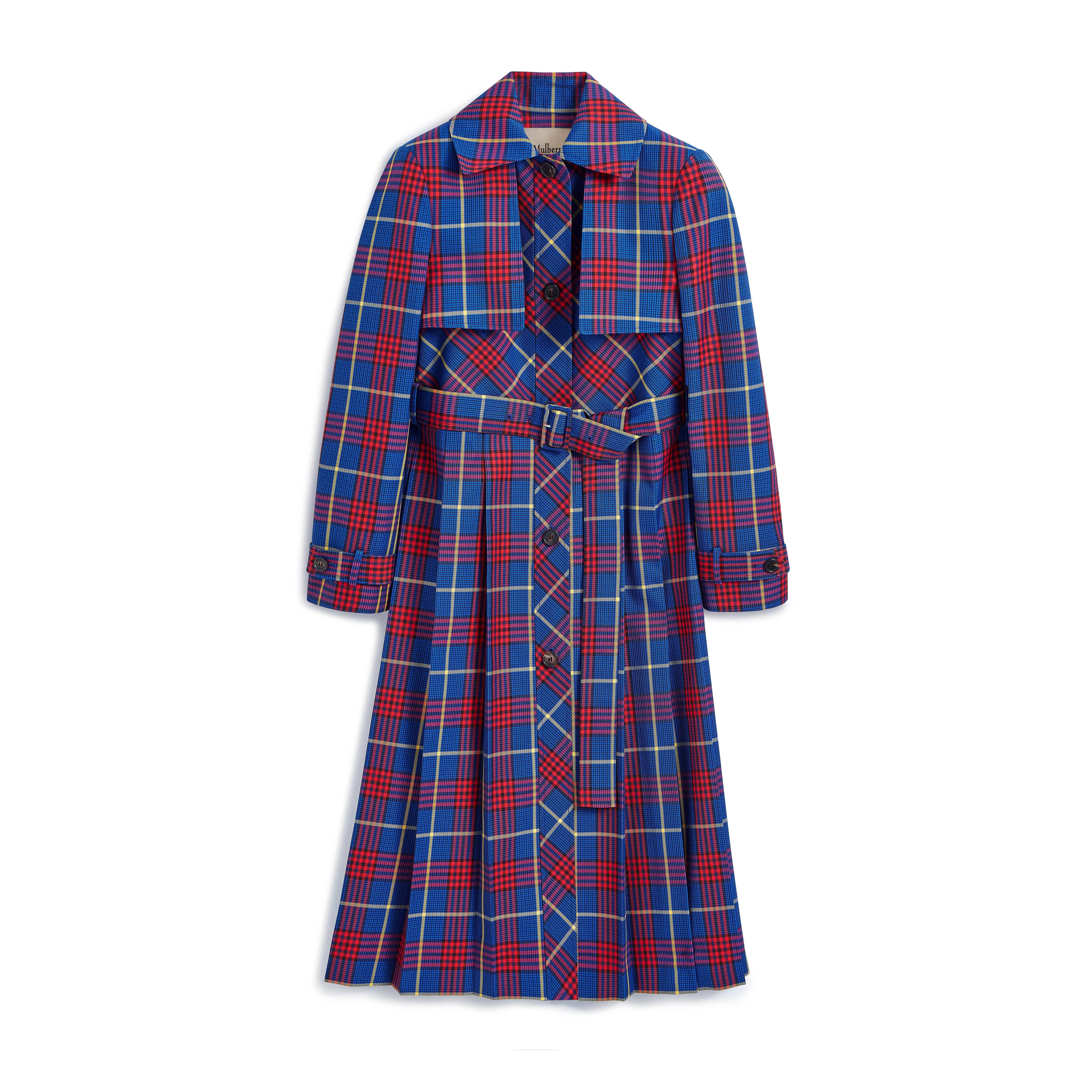 Alison Mantel | Baumwoll-Canvas in Blau | Damen | Mulberry