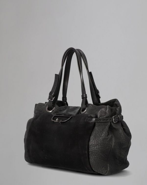 Mulberry | Jenah Tote | Pre-Loved | Black Mix Material | Pre-Loved Bags
