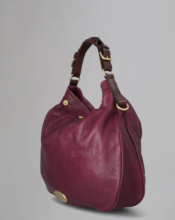 Mulberry | Mitzy Hobo | Pre-Loved | Rouge Noir Pebbled | Pre-Loved Bags