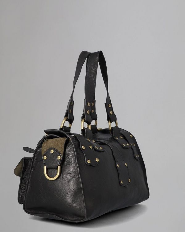 Mulberry | Roxanne | Pre-Loved | Black Natural Veg Tanned | Pre-Loved Bags